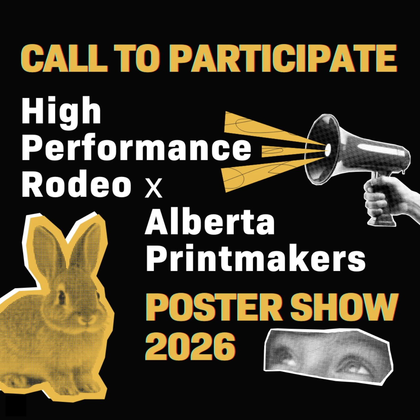 High Performance Rodeo x Alberta Printmakers 2026 Poster Show | Alberta Foundation for the Arts